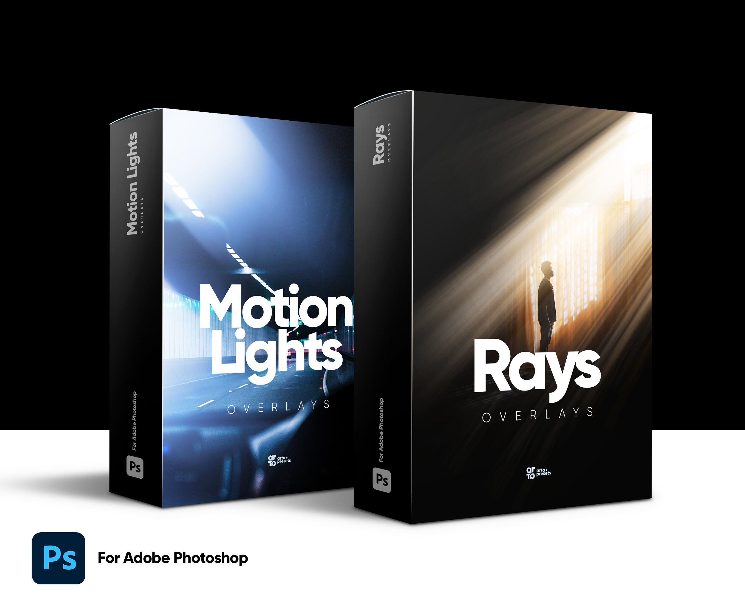 53 Ultra Realistic Cinematic Photoshop Overlay Bundle, Rays, Motion ...