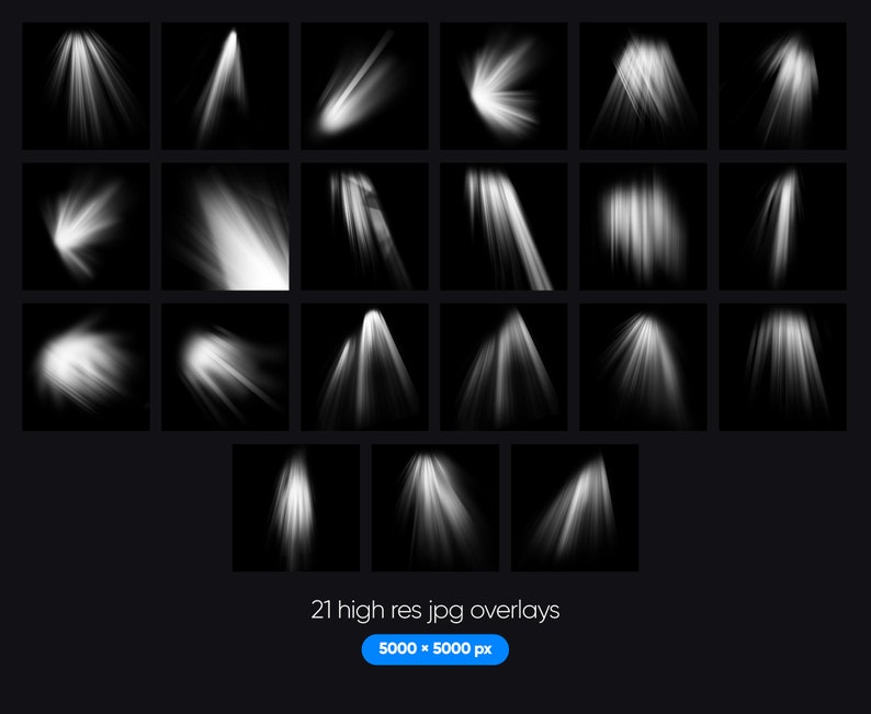 21 Ultra Realistic Cinematic Photoshop Overlay, Rays Overlay, Photo ...