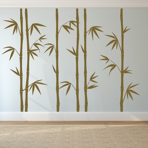 Bamboo Wall Decal - Etsy