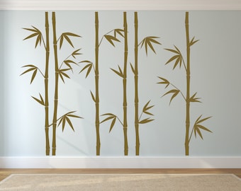 Bamboo Wall Decal - Etsy