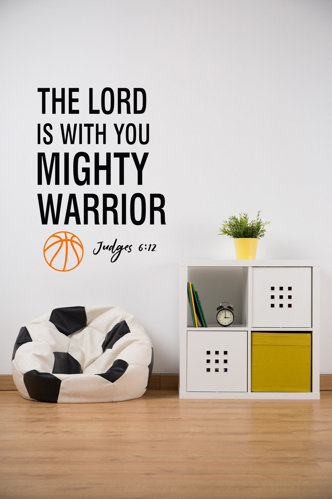 Wall Decal Quote the Lord is With You Mighty Warrior Judges - Etsy