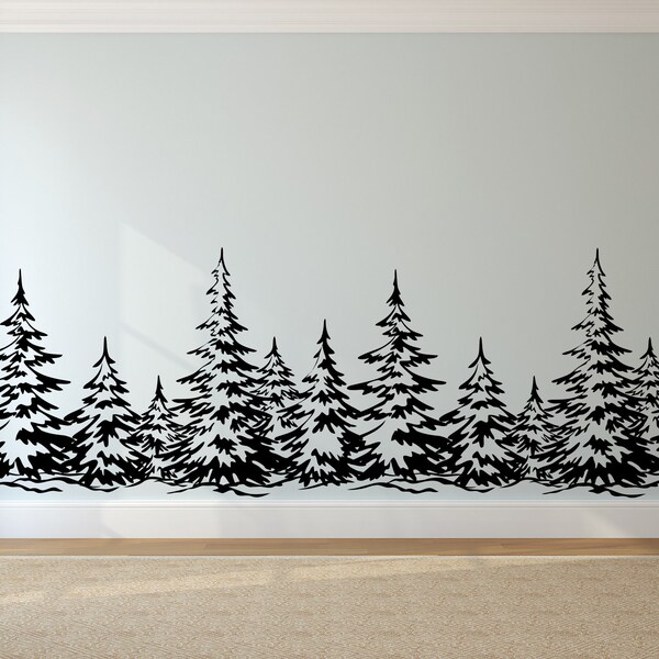 Forest Wall Decals - Etsy