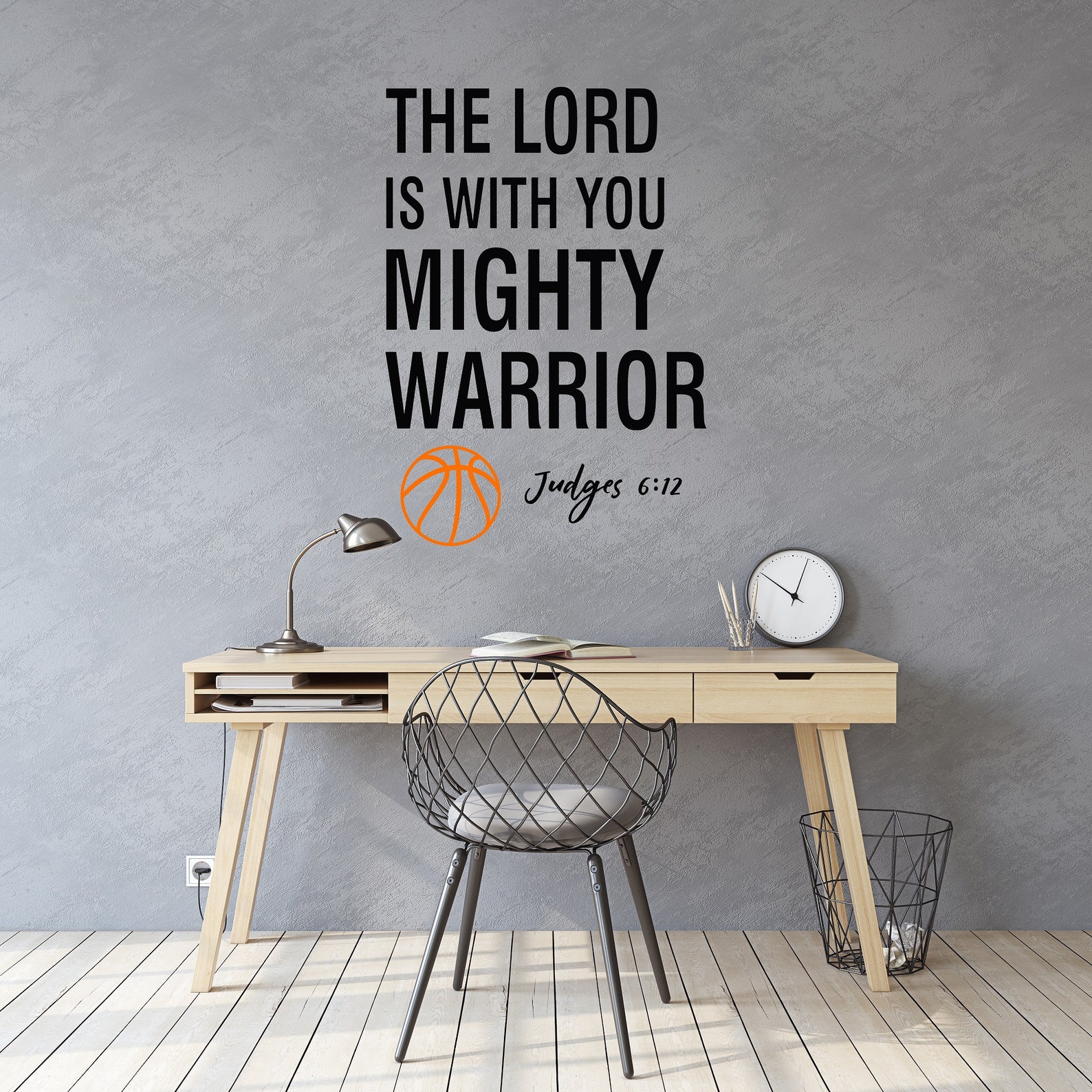 Wall Decal Quote the Lord is With You Mighty Warrior Judges - Etsy