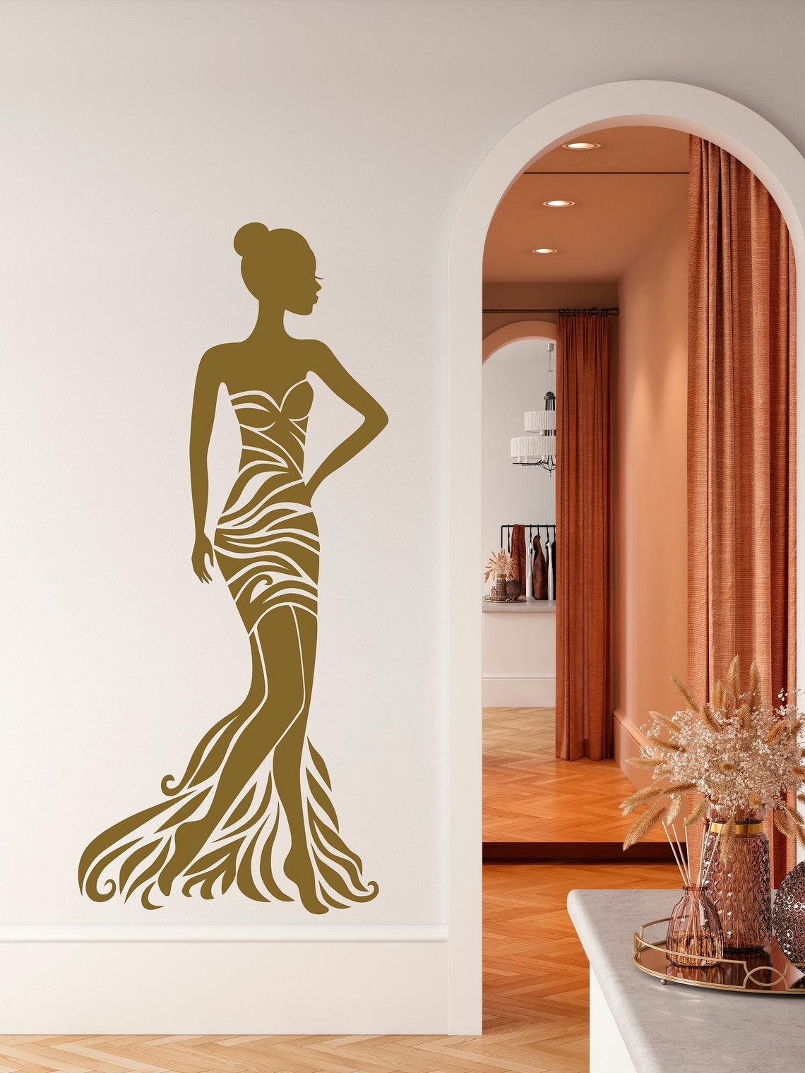 Beautiful Woman Wall Decal Fashion Style Sticker Women - Etsy