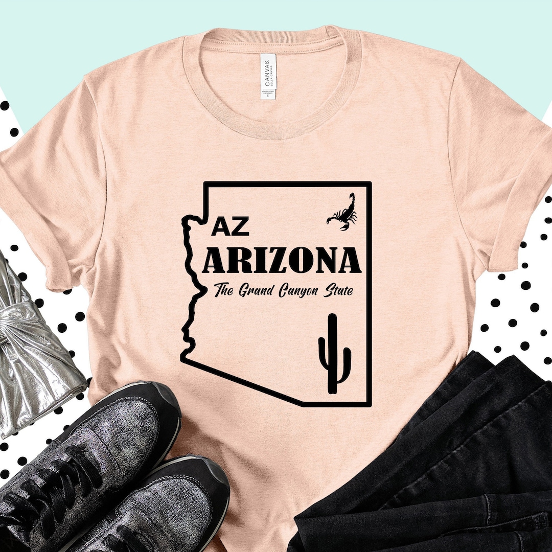 Arizona State Svg Arizona Vector Arizona Map Grand Canyon - Etsy