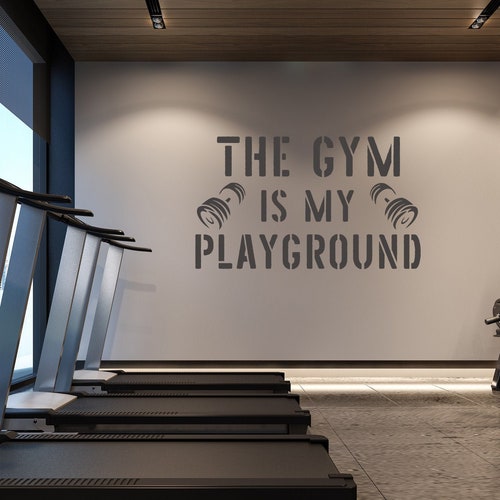 Exercise Stickers Gym Wall Decal Workout Stickers - Etsy