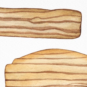 Watercolor Wooden Signs Clipart, Wooden Boards, Rustic Elements - Etsy