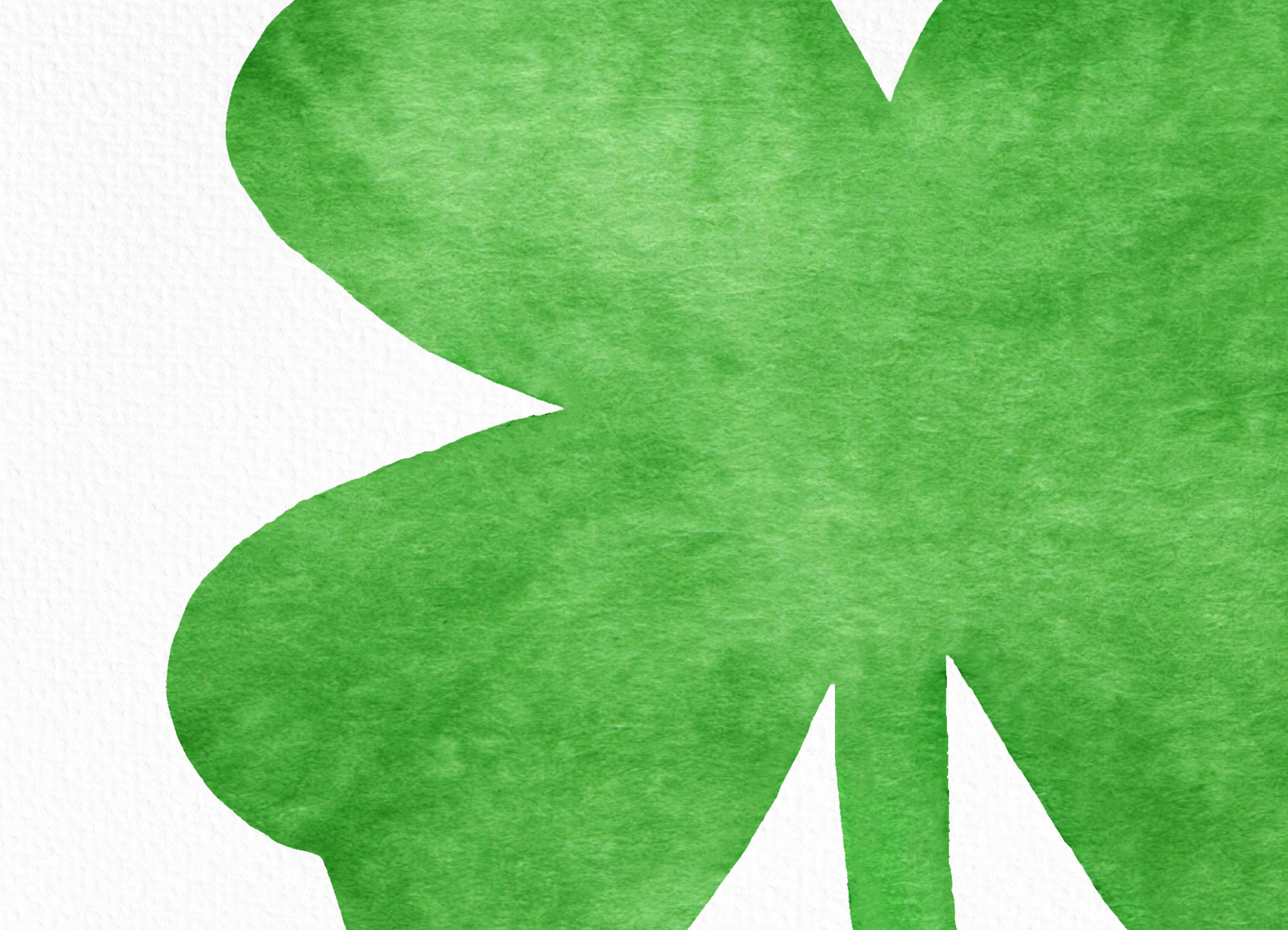 Watercolor St. Patrick's Day Clipart, Shamrock PNG, Lucky Green Party ...