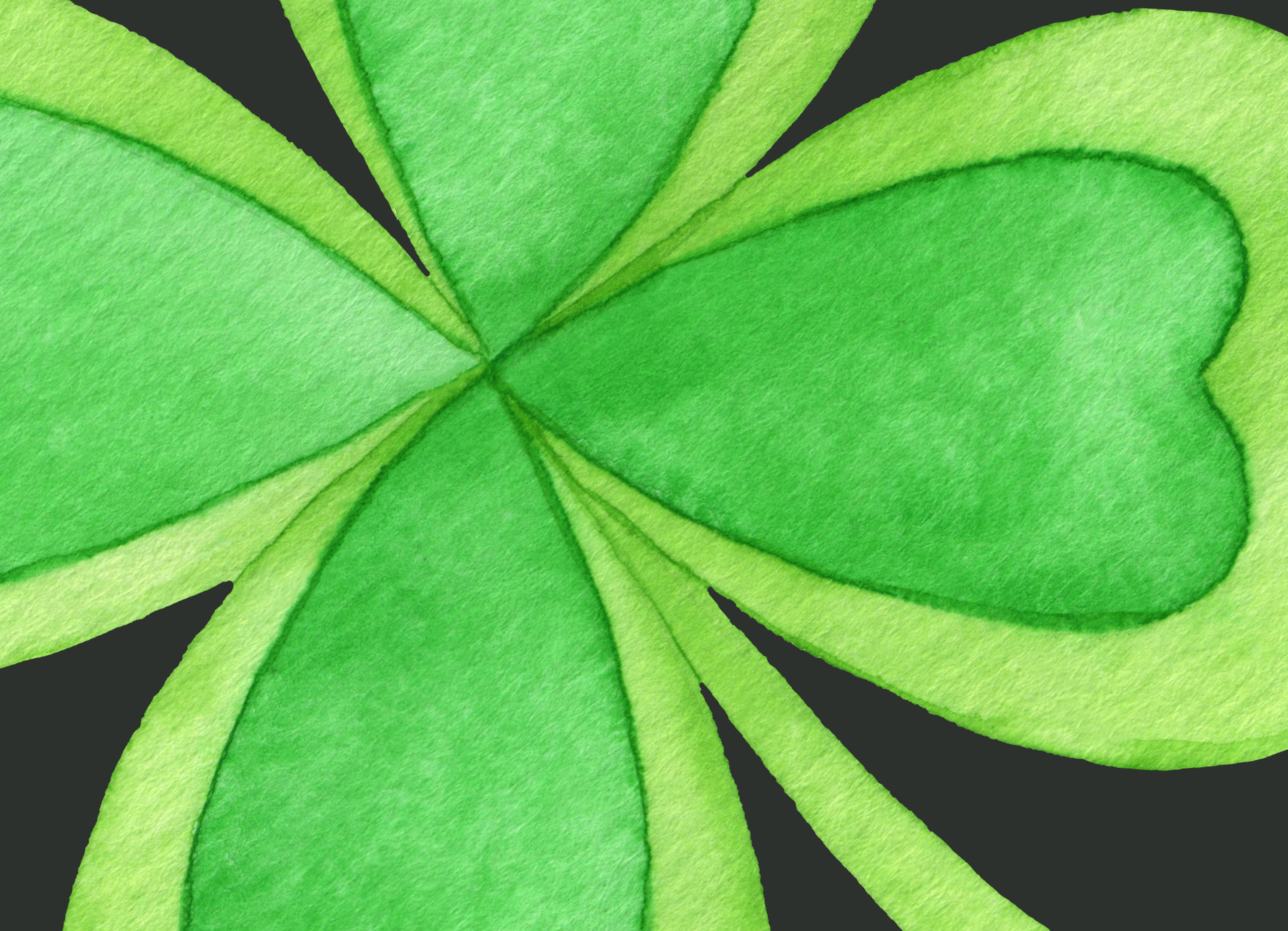 Watercolor St. Patrick's Day Clipart, Shamrock PNG, Lucky Green Party ...