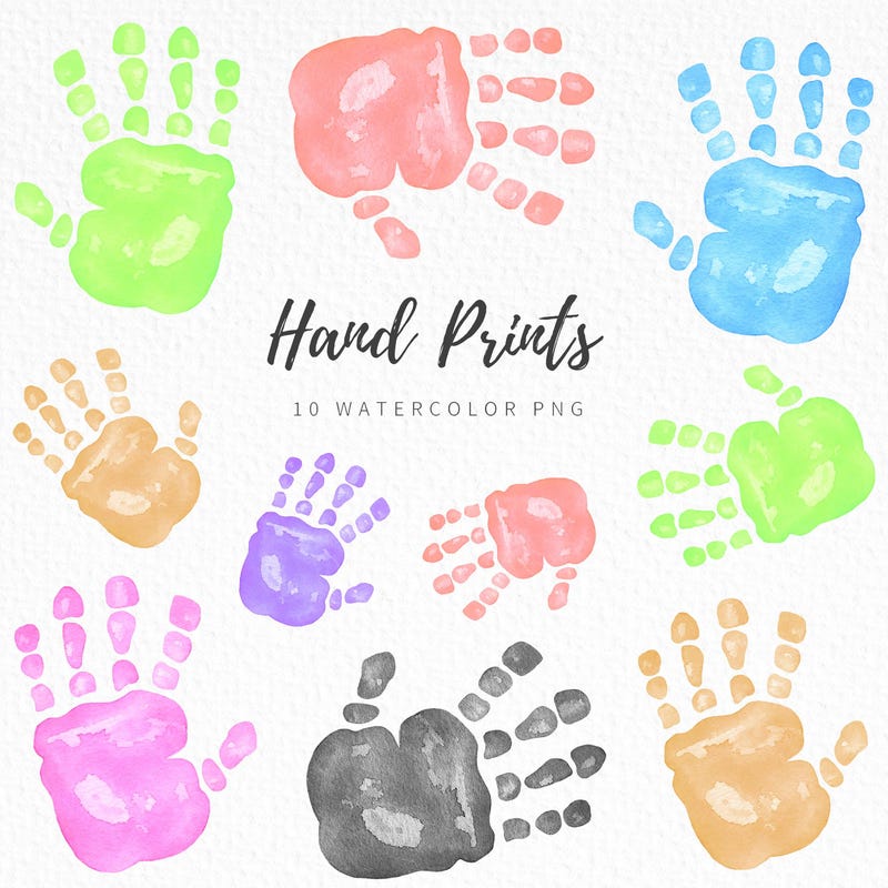 Baby Hand Print - Etsy