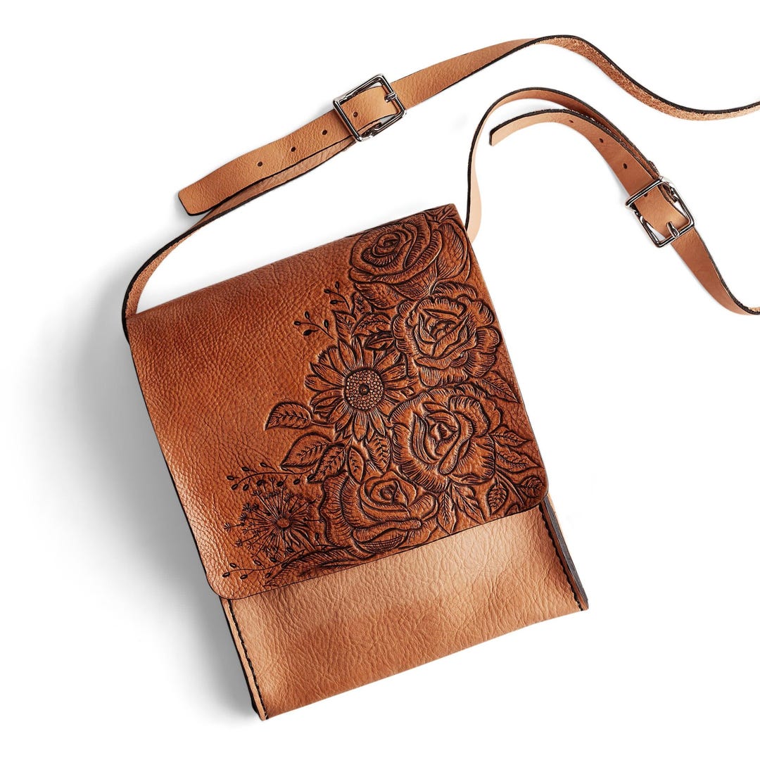 Tandy Leather Vertical Messenger Bag Kit Do It Yours Beginner Level - Etsy