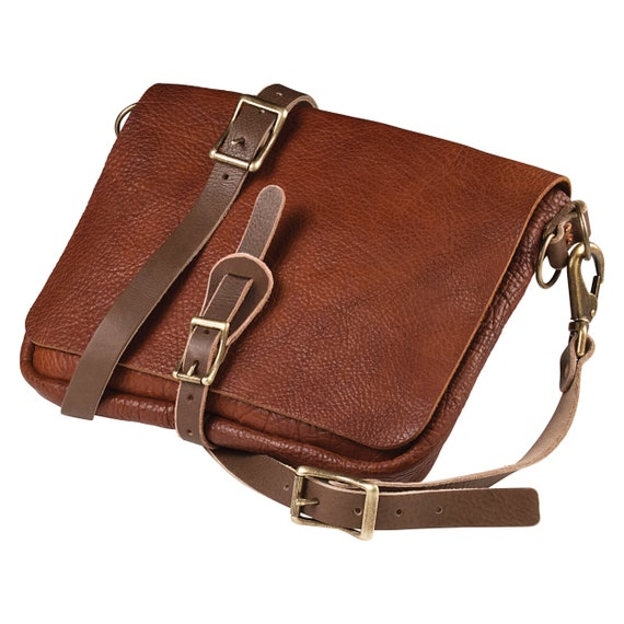 Genuine Leather Bison Messenger Bag Kit by Tandy Leather DIY With All Hardware Accessories Stylish Patterns Included Etsy UK
