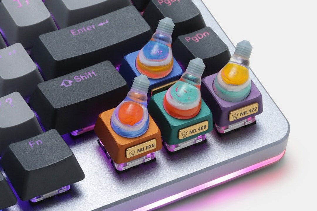 Light Bulb Resin Artisan Keycap Keycap for Mechanical Keyboard - Etsy