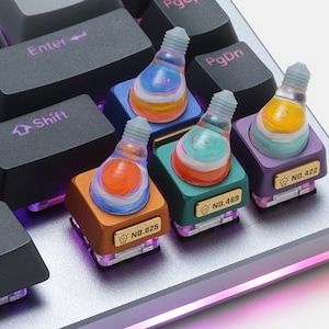 Light Bulb Resin Artisan Keycap Keycap for Mechanical Keyboard - Etsy