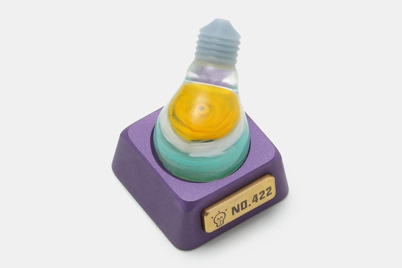 Light Bulb Resin Artisan Keycap Keycap for Mechanical Keyboard - Etsy
