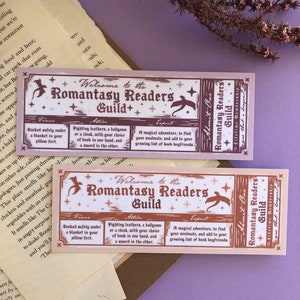 Romantasy Readers Guild | Ticket Bookmark | Fantasy Romance | Romance ...