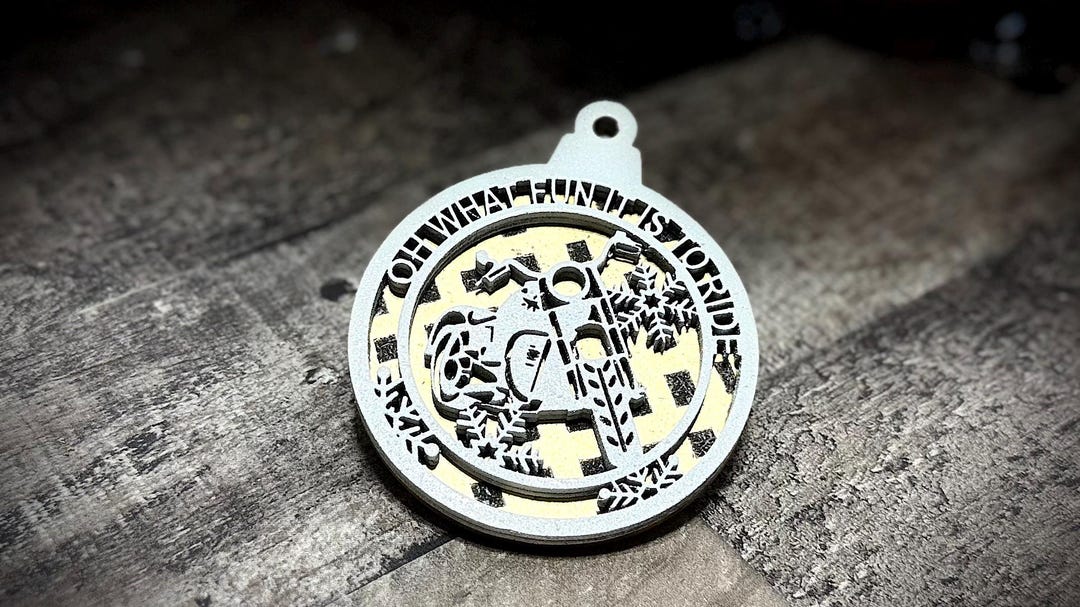 Motorcycle Holiday Christmas Tree Ornament Biker Ride Hog Harley ...