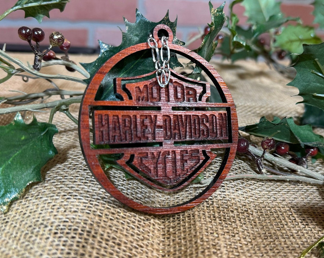 Christmas Tree Ornament HD Motorcycle Co. - Etsy