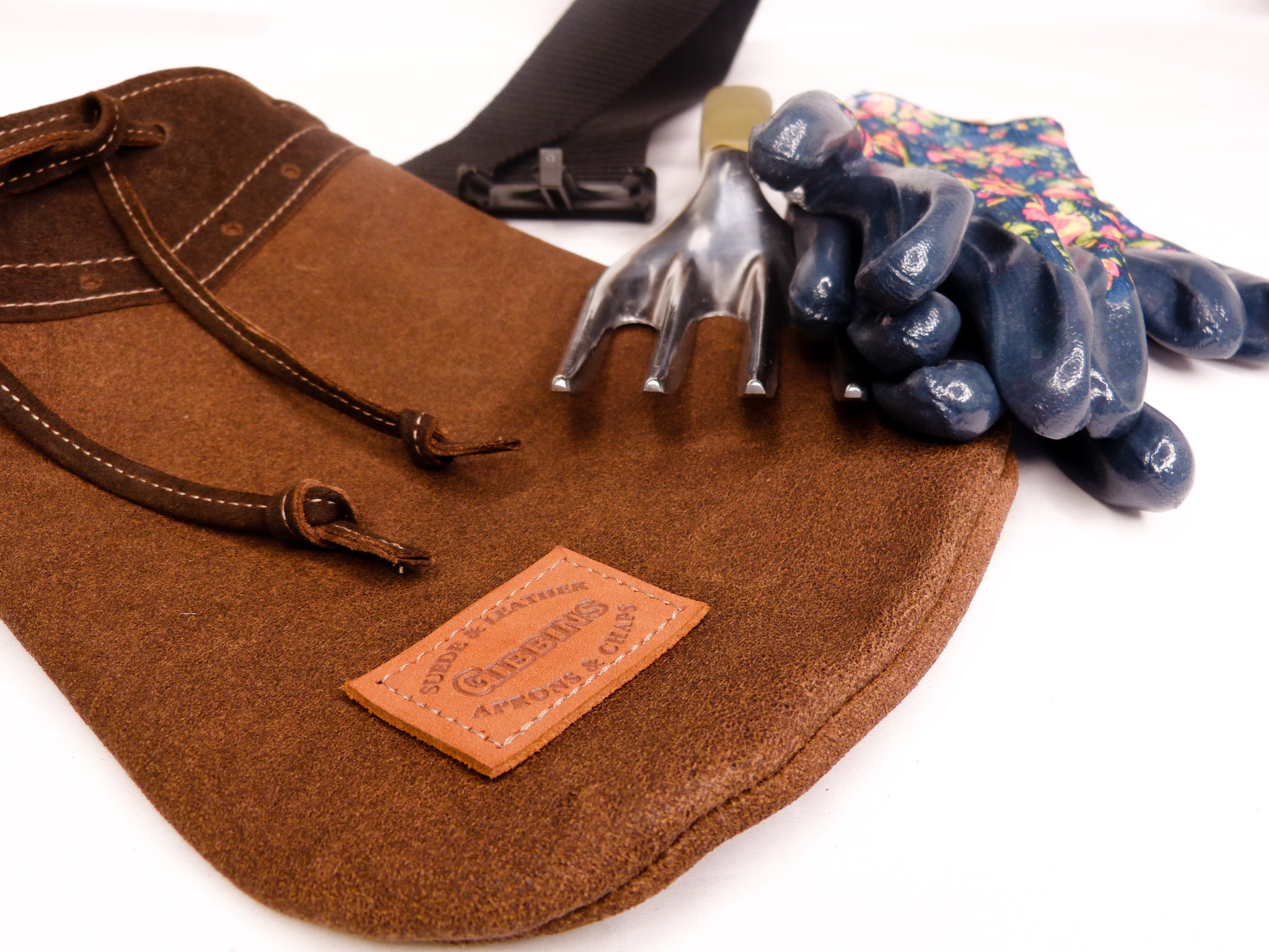 Leather Gardening Pouch and Belt - Etsy