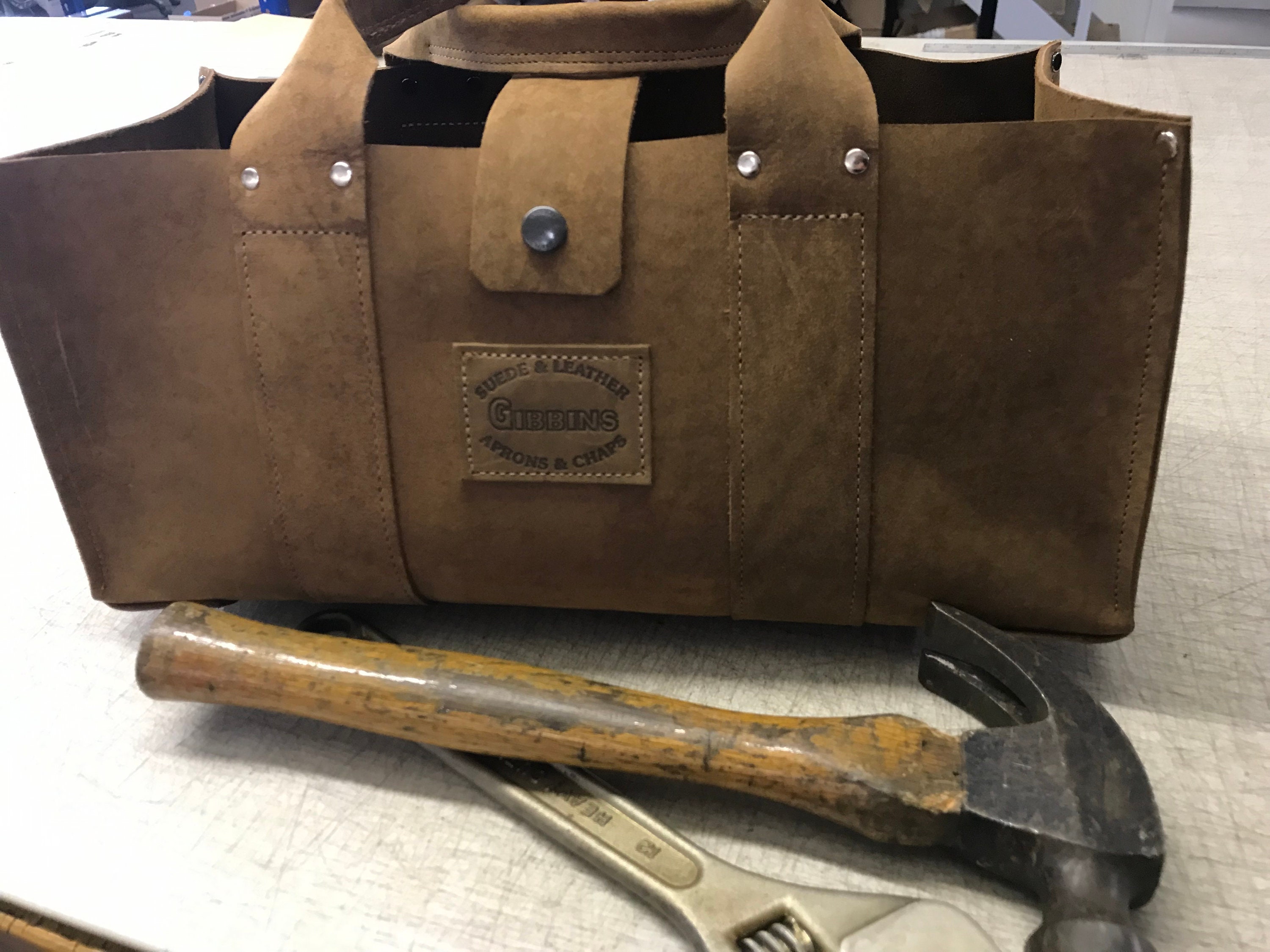 Leather Tool Tote Bag - Etsy