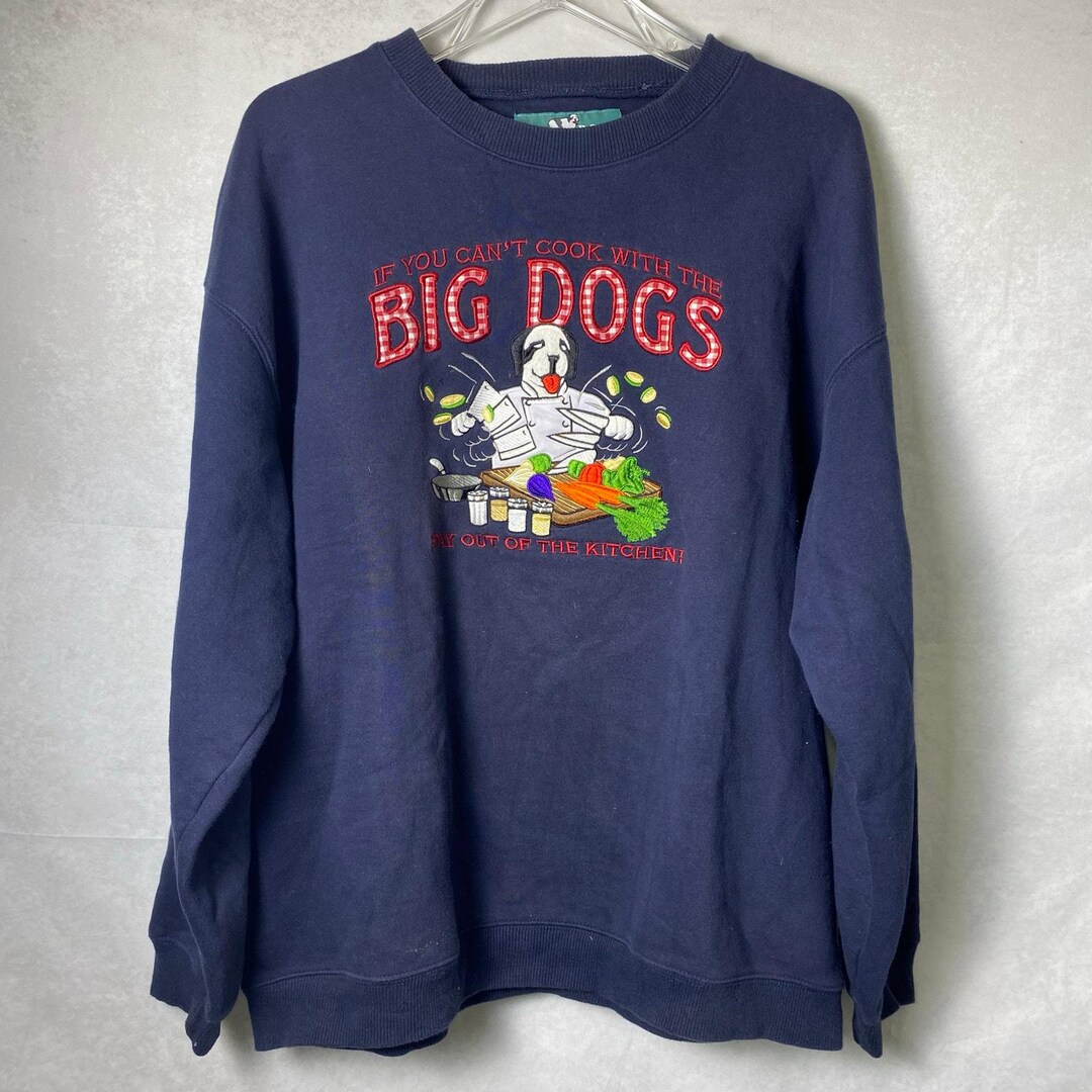 Vintage Big Dogs Y2K Crewneck Sweatshirt Cooking Size Medium - Etsy
