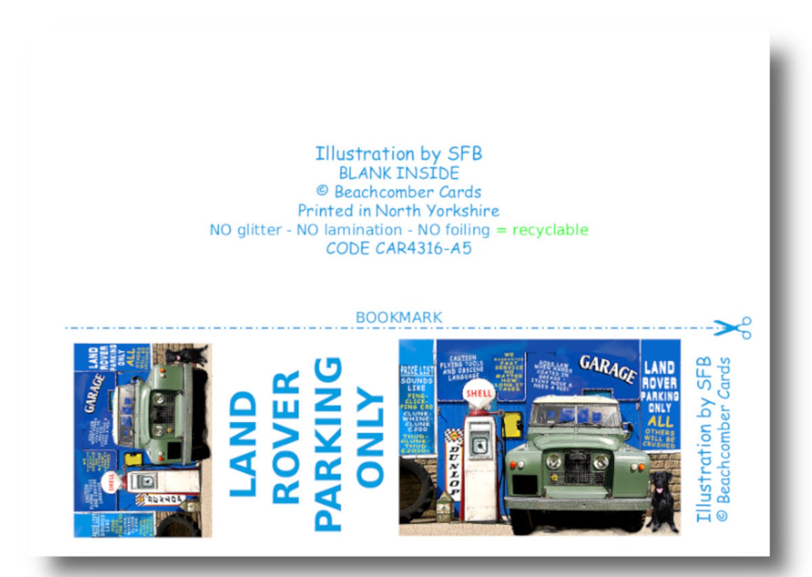 Land Rover Birthday Card - SFB Illustration - Etsy UK