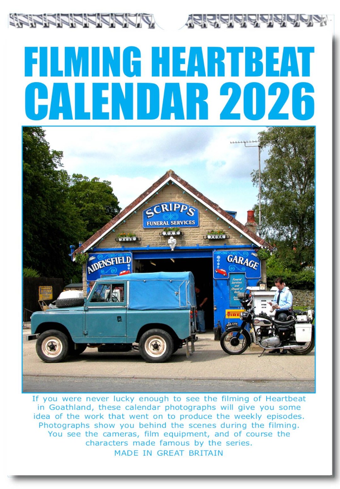 FILMING HEARTBEAT CALENDAR 2026 - Etsy UK