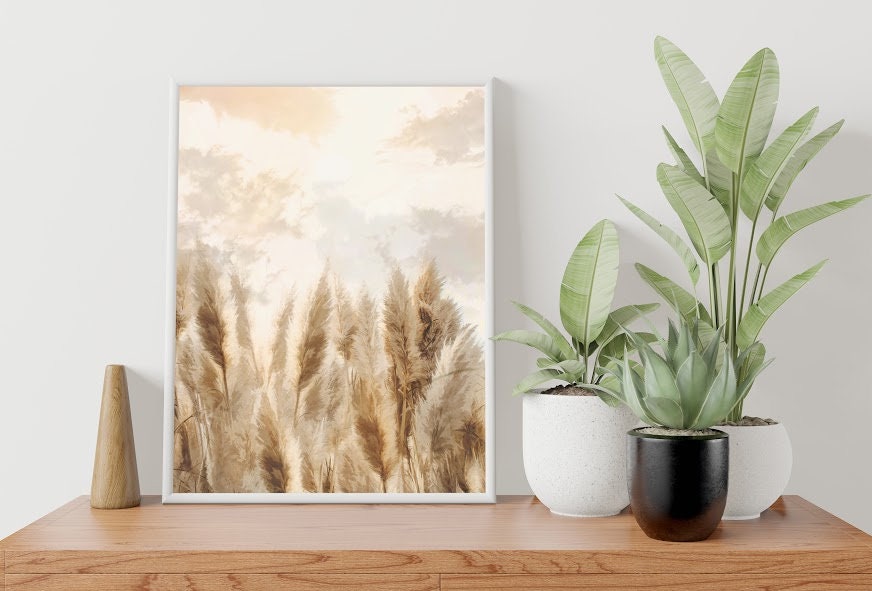 Affiche Pampa sauvage Décoration murale | Etsy