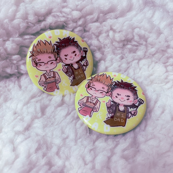 SALE 1.25 FFXV Mom and Dad Button - Etsy