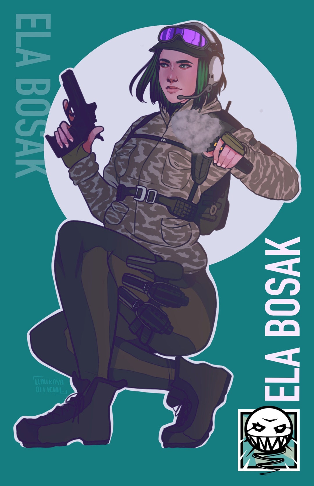 Ela Bosak Print - Etsy