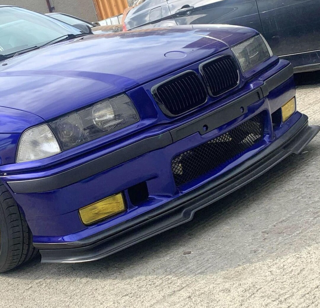 ABS Gloss Front Splitter Lip for BMW E36 3 Series 1991 1999 M Sport GTR ...