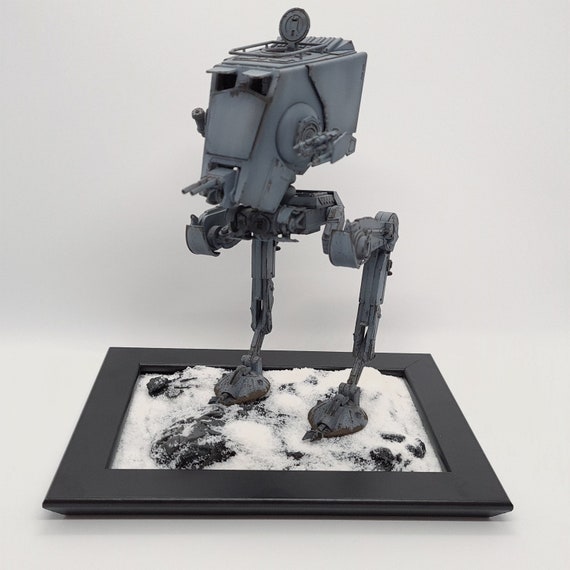 Starwars AT-ST in Hoth setting | Etsy