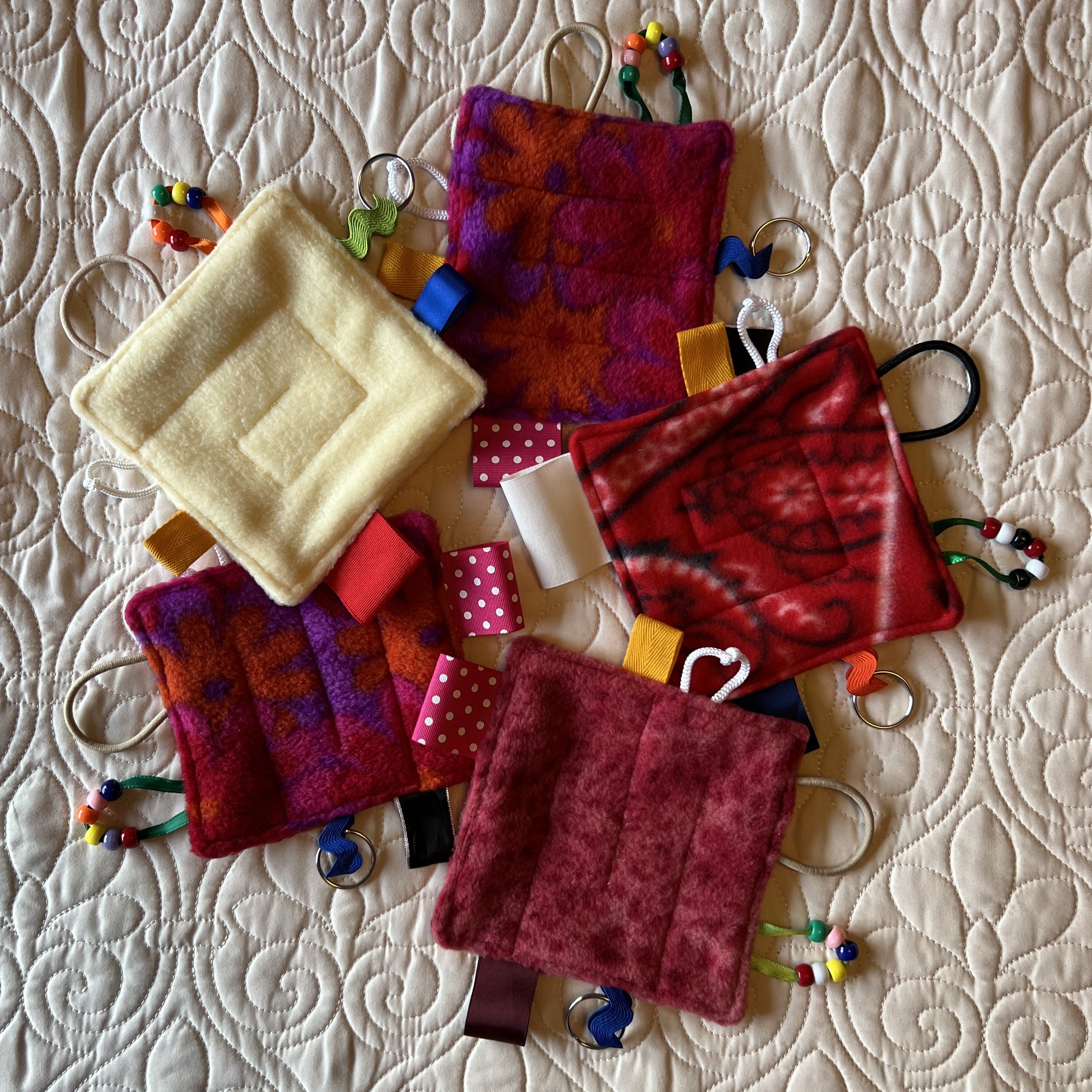 Multi-sensory Pocket Fidget Squares With Marble Maze in a - Etsy