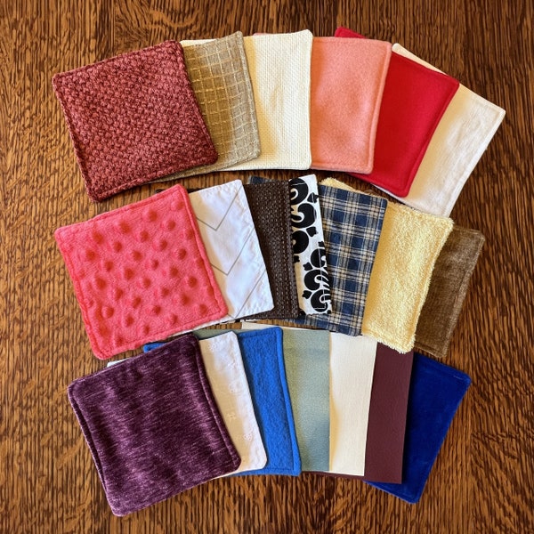 Sensory Squares Set - Etsy