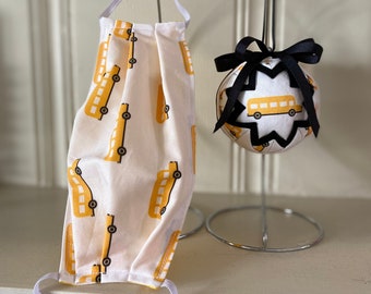 School Bus Driver Face Mask - Etsy