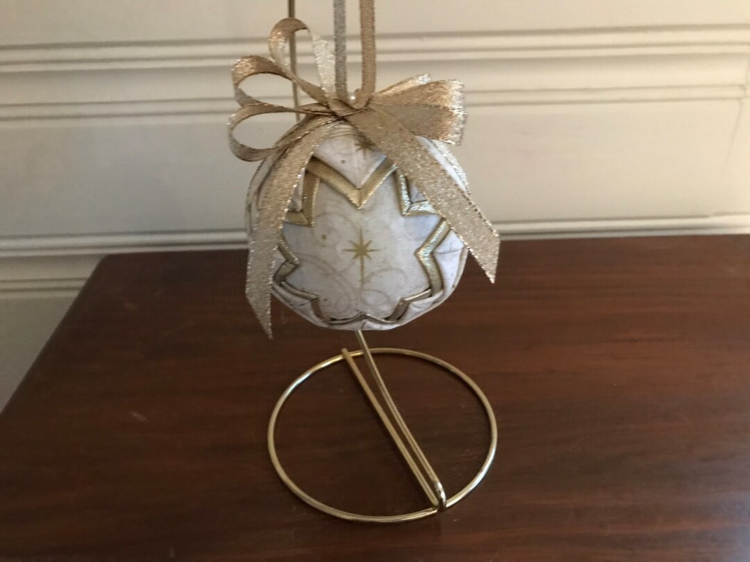Golden North Star Ornament - Etsy