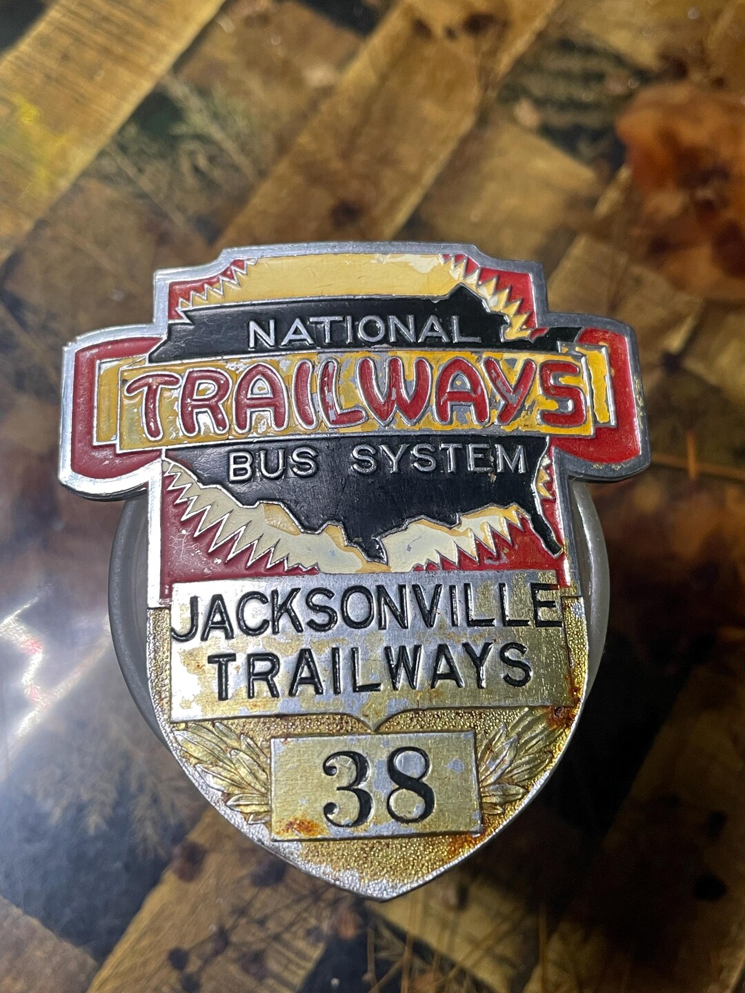 Vintage TRAILWAYS BUS System Drivers Hat Badge, National TRAILWAYS Bus ...