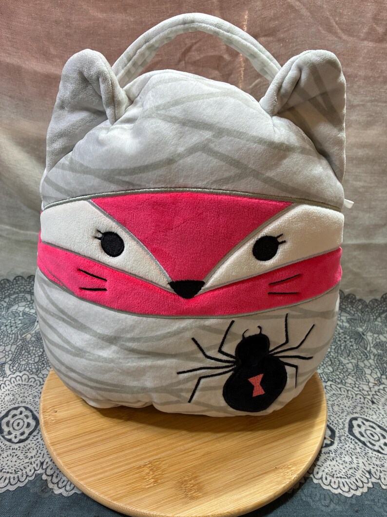 Squishmallows Fifi the Fox Halloween Treat Pail, 10" Plush - Etsy