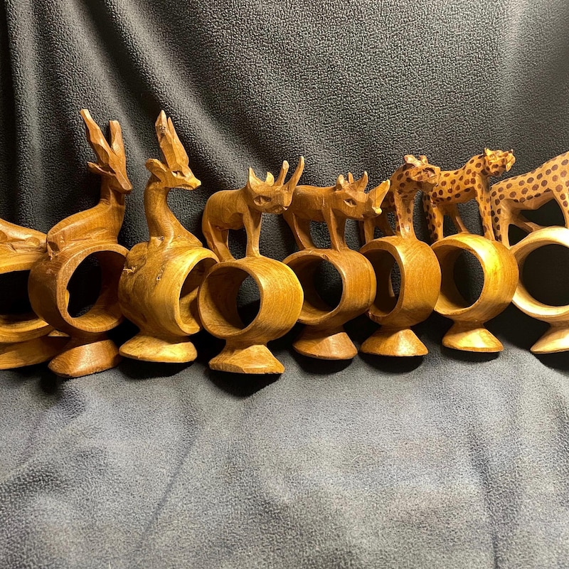 African Napkin Rings - Etsy