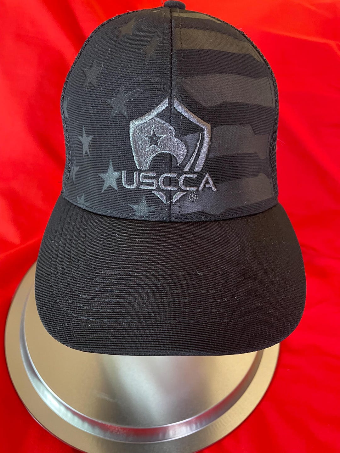 USCCA CONSEALED CARRY Cap. Black Flag Background, Clean See Photos ...