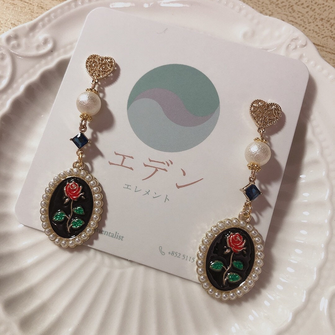 League of Legends Ruined Queen - Isolde Cosplay Concept Design Earrings ...