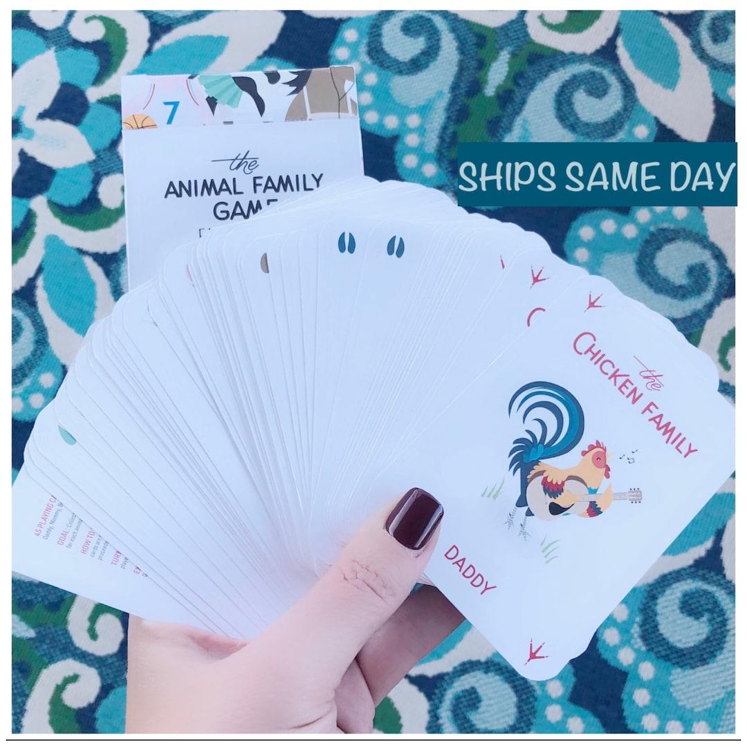 Playing Card Game for Children - Memory Game for Kids - Birthday Gift ...