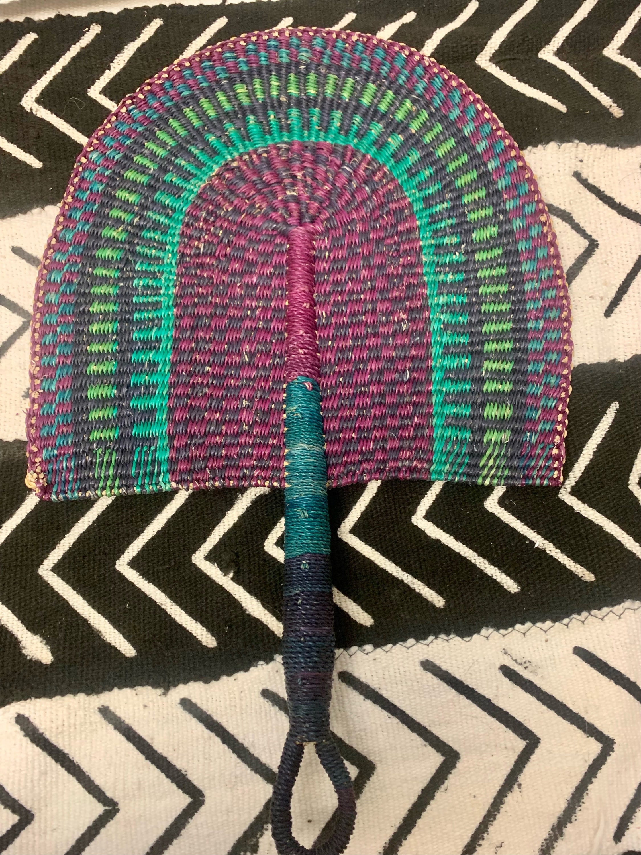 Bolga Fan Assorted Hand Woven African Fan Traditional - Etsy