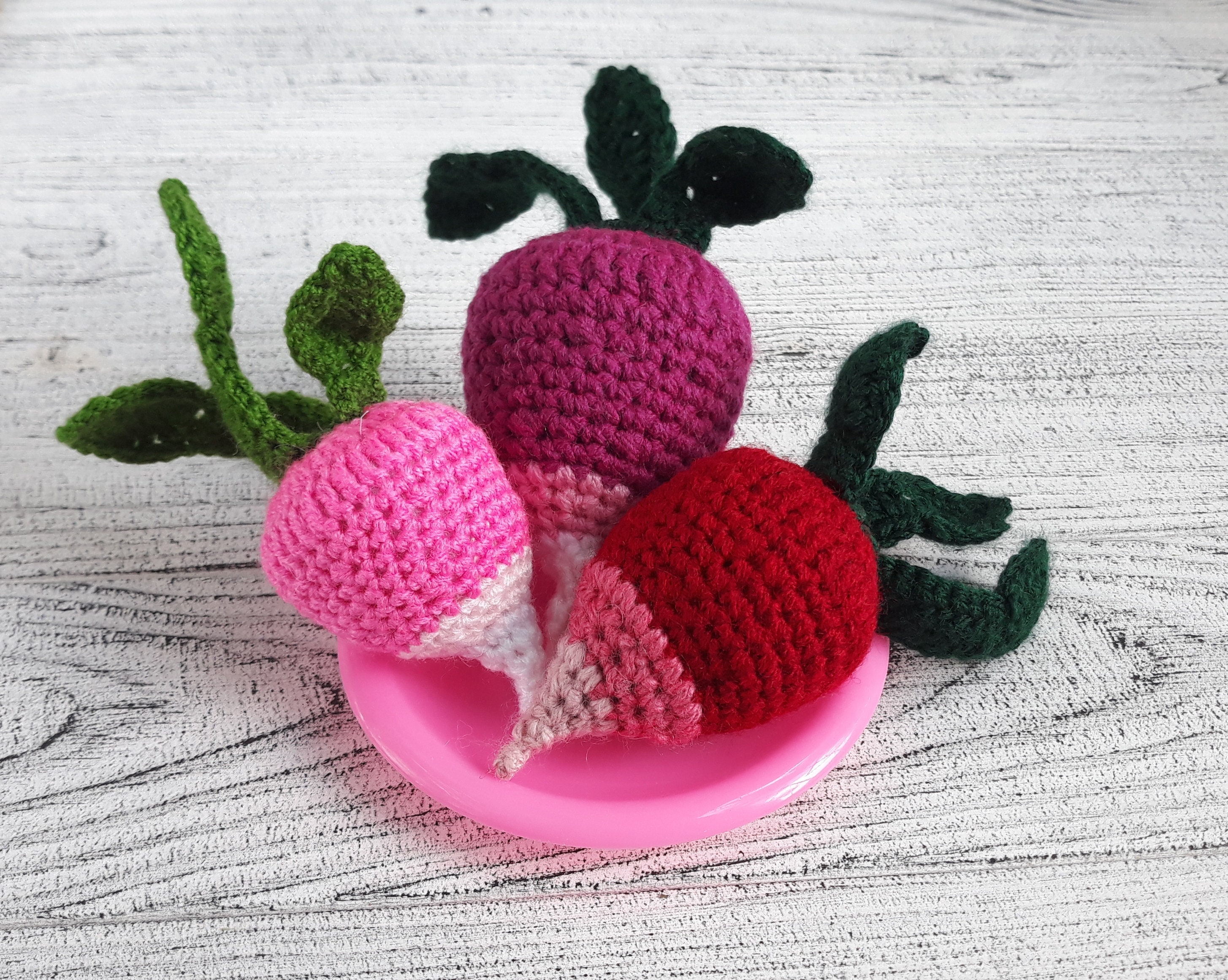 Radish Plush Cute Crochet Pattern Montessori Baby Toys Play - Etsy