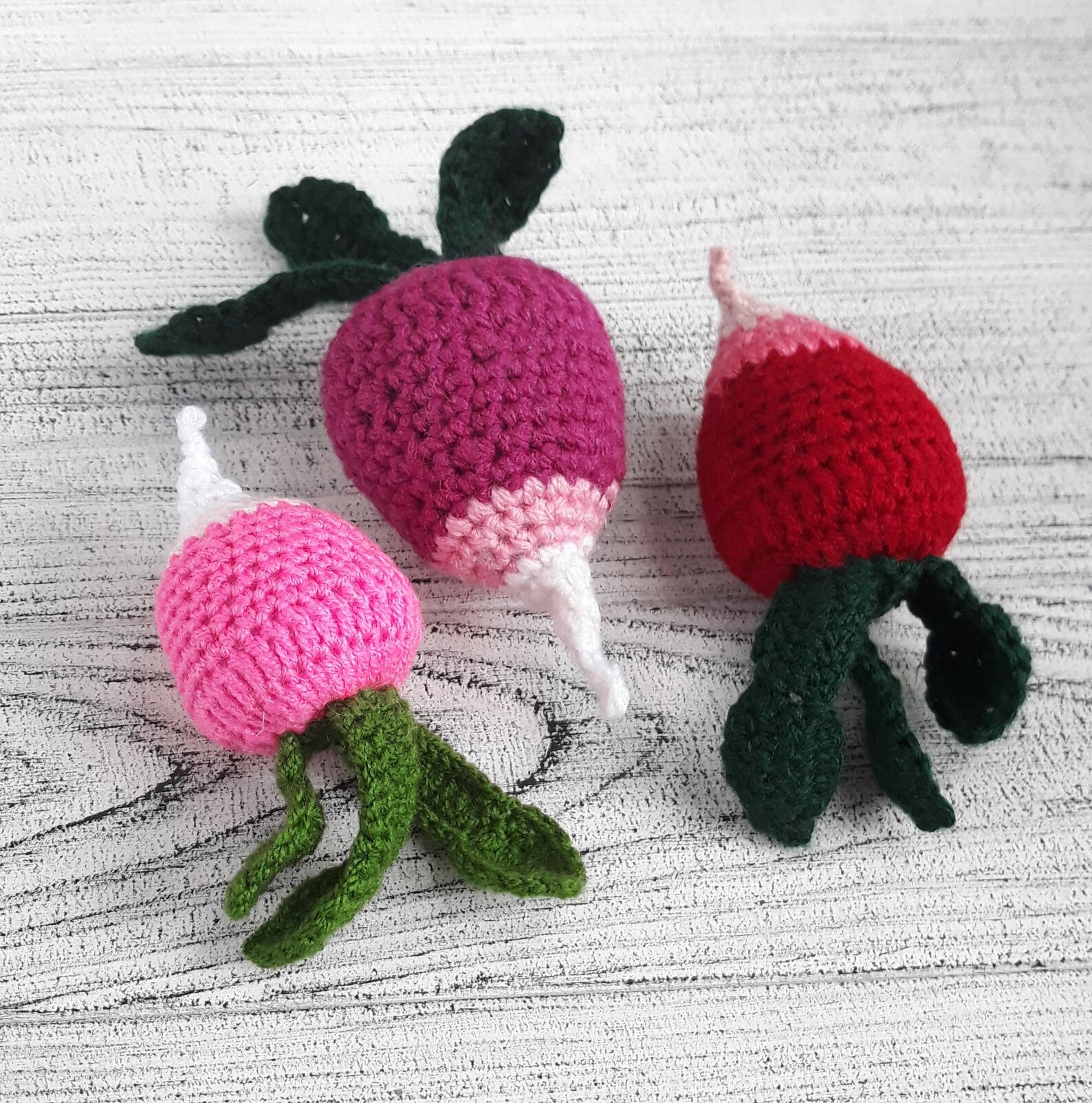 Radish Plush, Cute Crochet Pattern, Montessori Baby Toys, Play Food ...