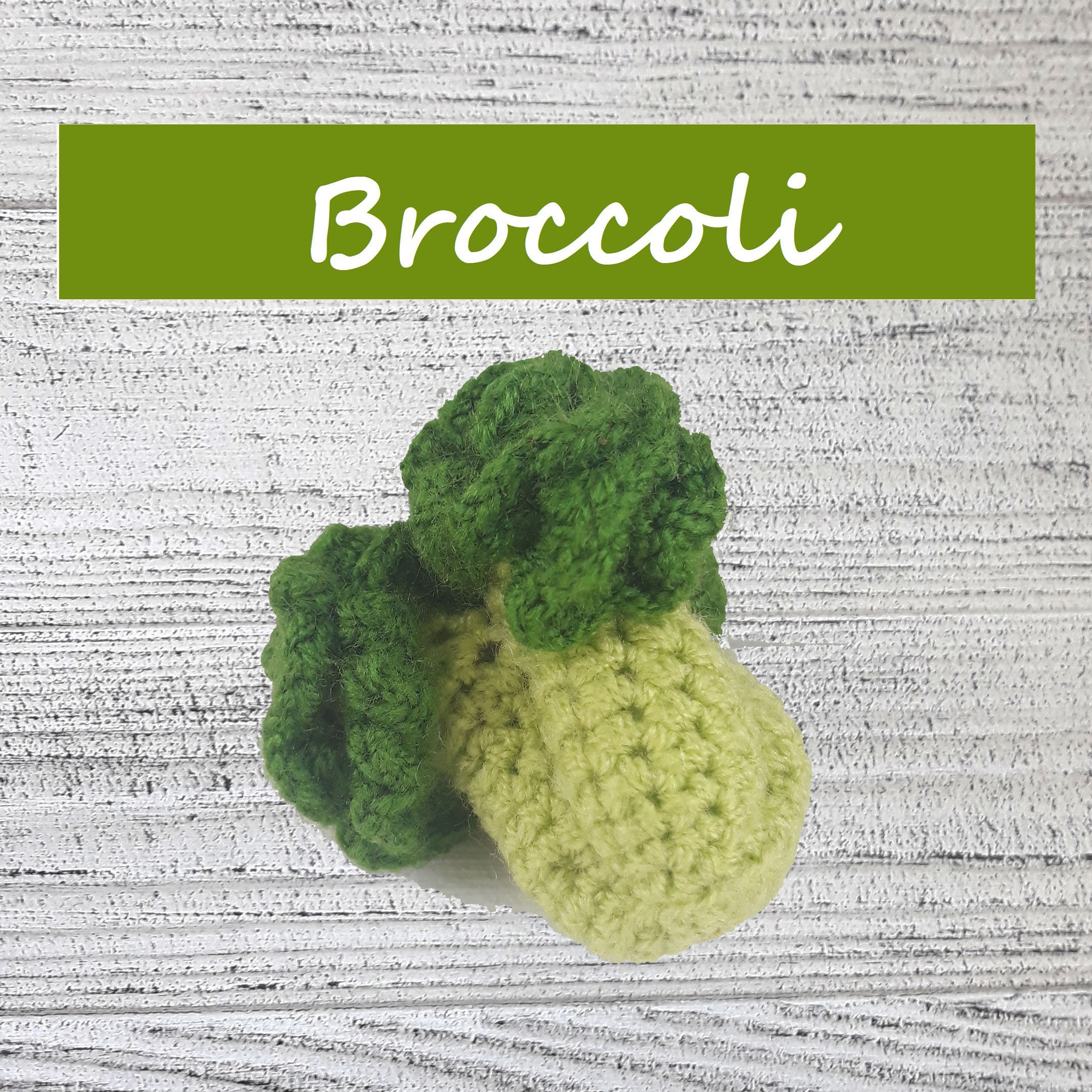 Broccoli Cute Crochet Pattern Child Development Montessori - Etsy