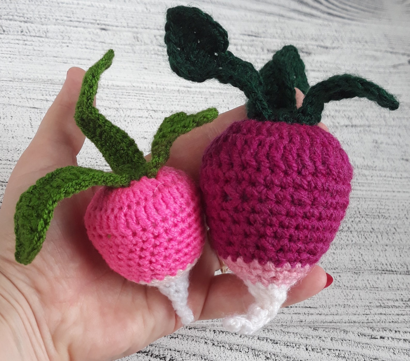Radish Plush, Cute Crochet Pattern, Montessori Baby Toys, Play Food ...