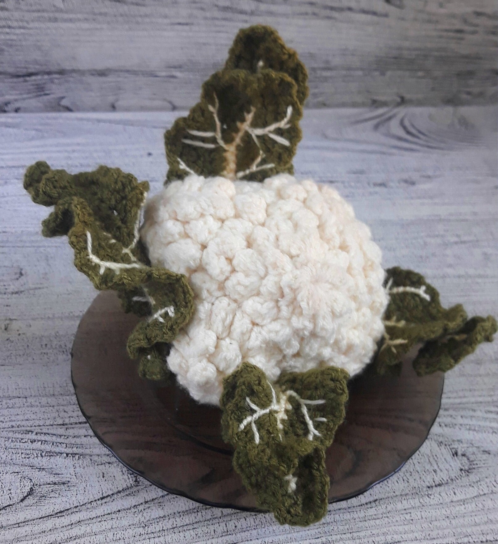 Crochet Cauliflower Montessori Baby Toys Friendsgiving - Etsy