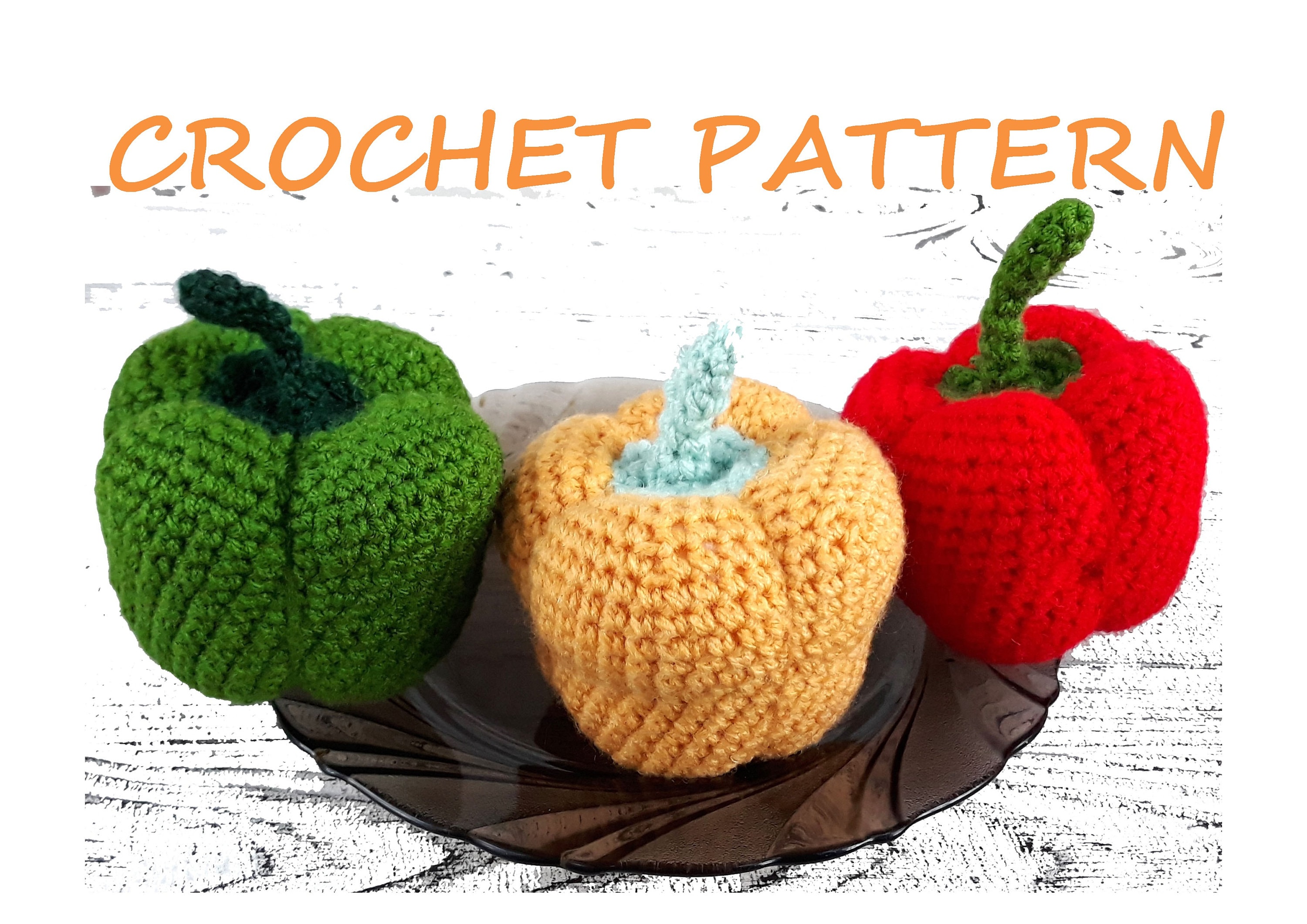 Bell Peppers, Cute Crochet Pattern, Child Development, Montessori Baby ...