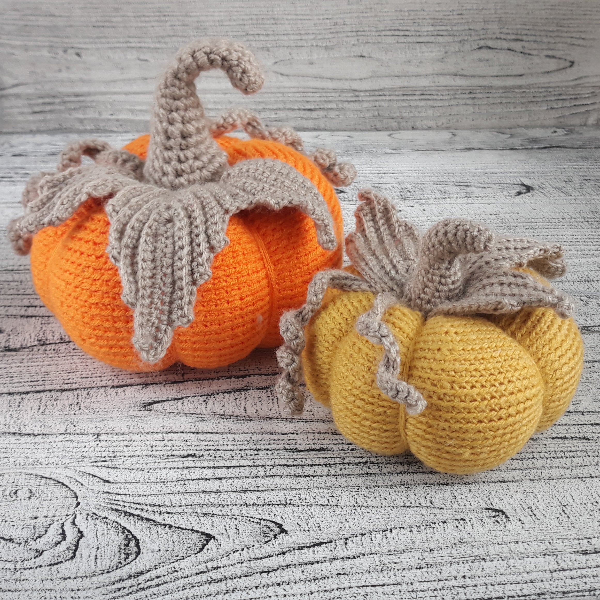 Crocheted Pumpkins Cute Crochet Pattern Pumpkin Table Decor - Etsy